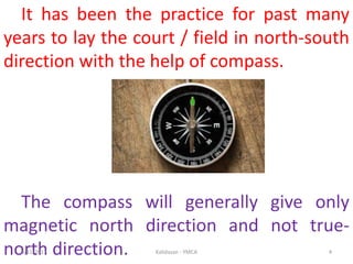 Training for marking of courts and fields in sports and games in ‘true ...