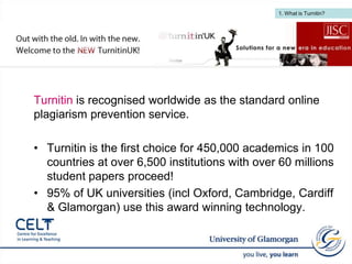 Training For Turnitin Through Blackboard Student V 2 | PPTX