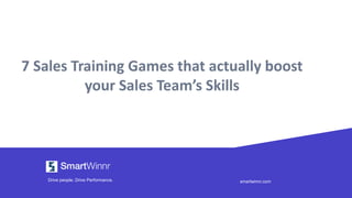 Game-based sales training | PPT