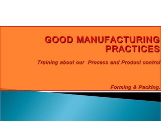 Training gmp slideshow | PPT