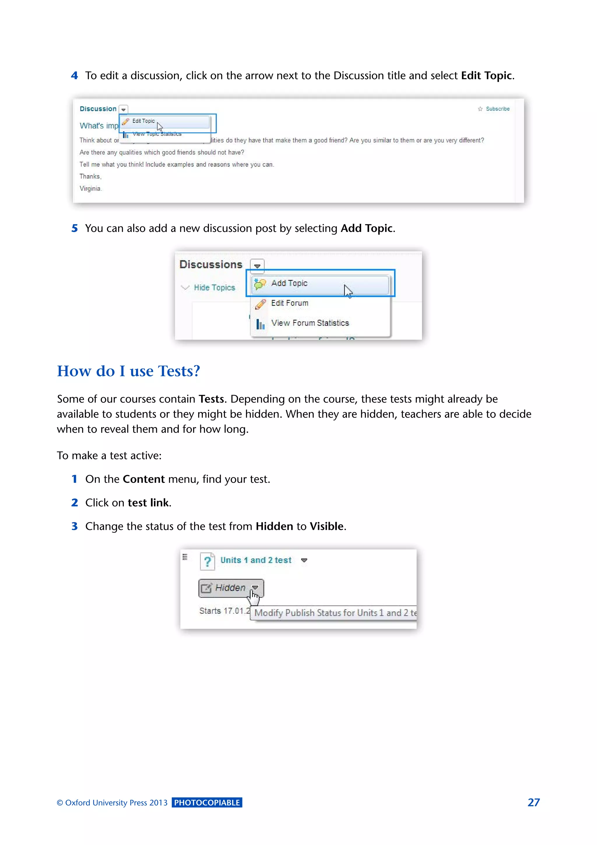 OxfordLearn Training guide | PDF
