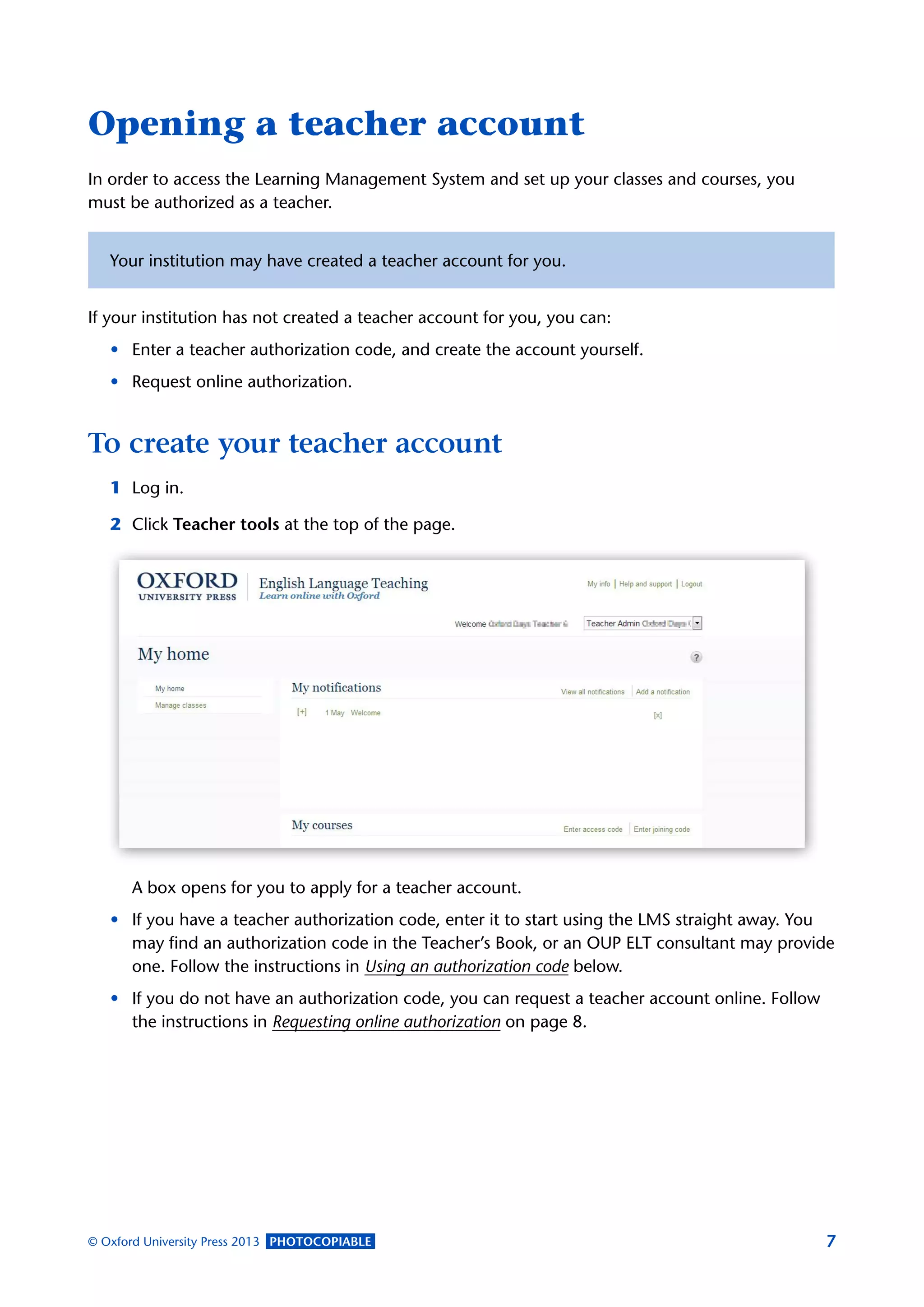 OxfordLearn Training guide | PDF
