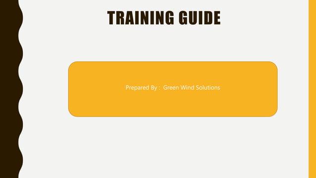 Training Guide | PPT