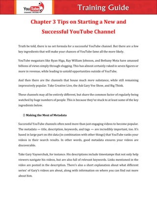 Youtube Channel Step By StepTraining guide high income | Free Download ...