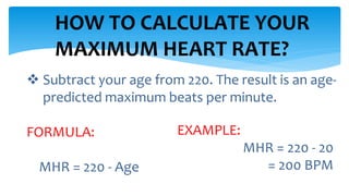 Training heart rate zones | PPTX