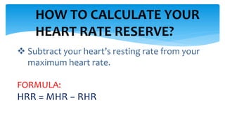 Training heart rate zones | PPTX