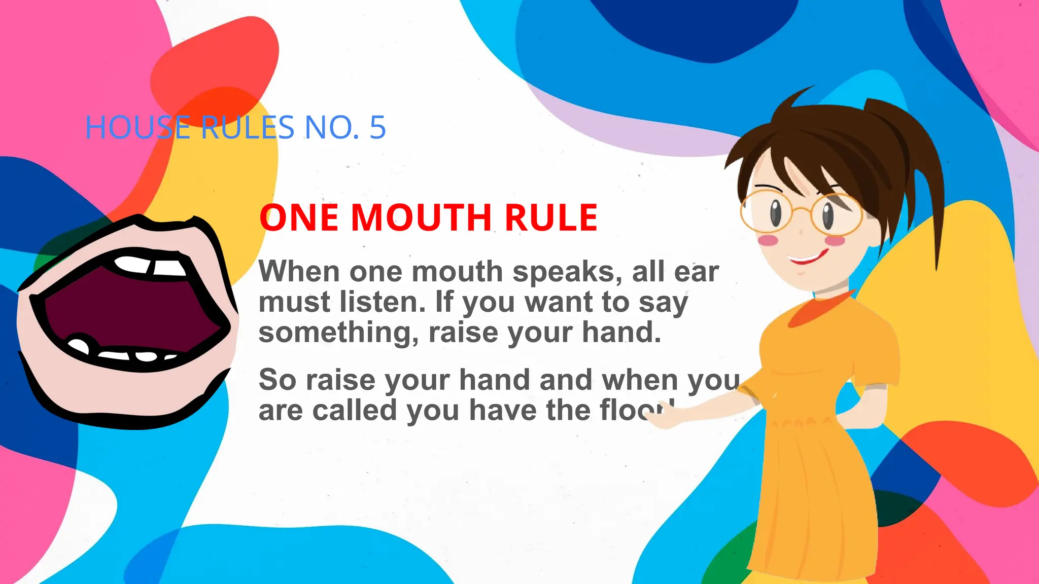 TRAINING HOUSE RULES - ACTIVITY FACILITATION SLIDES | PPTX