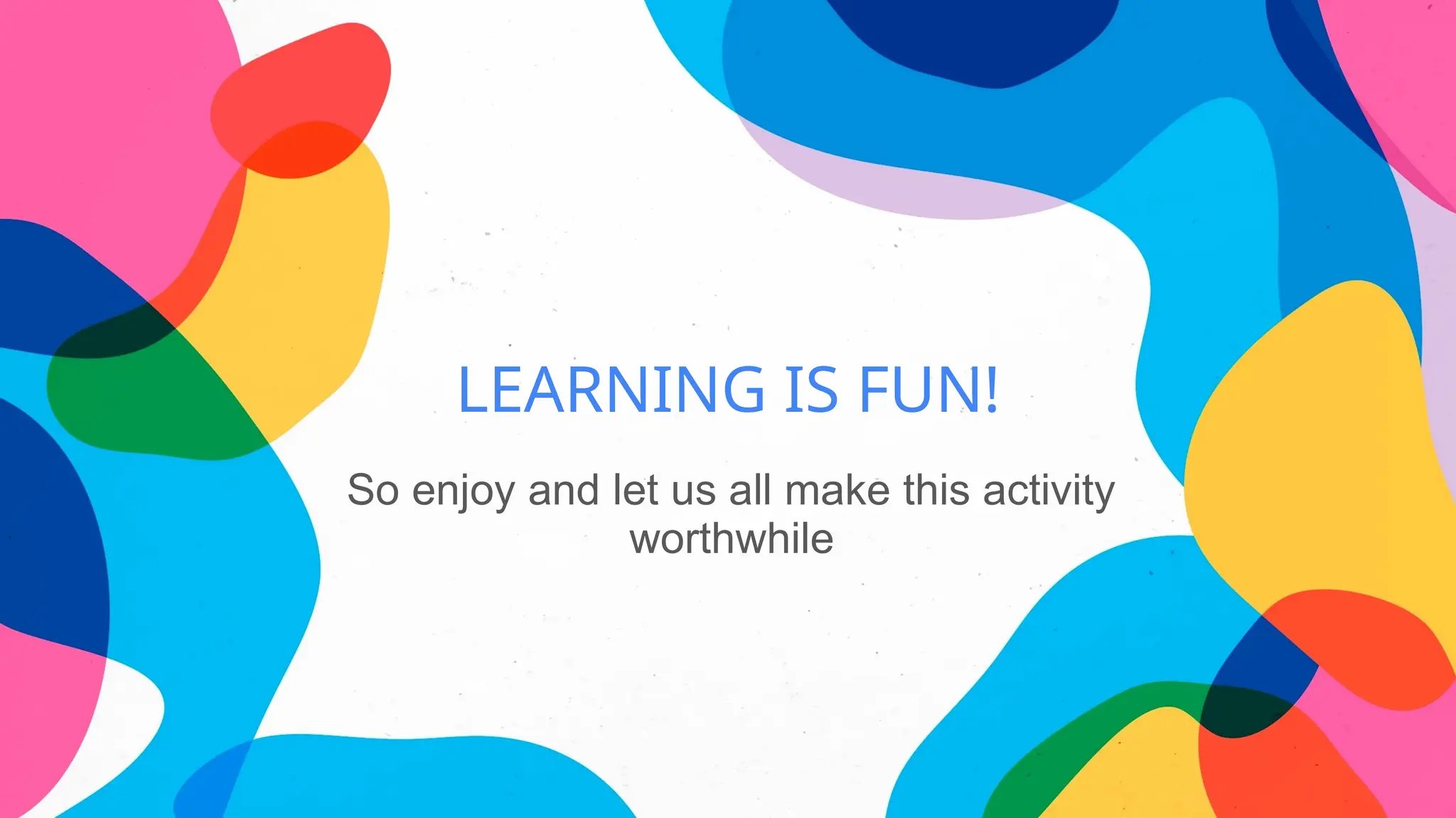 TRAINING HOUSE RULES - ACTIVITY FACILITATION SLIDES | PPTX