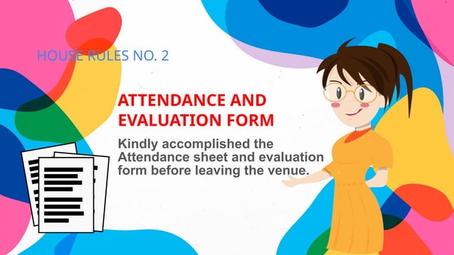 TRAINING HOUSE RULES - ACTIVITY FACILITATION SLIDES | PPTX