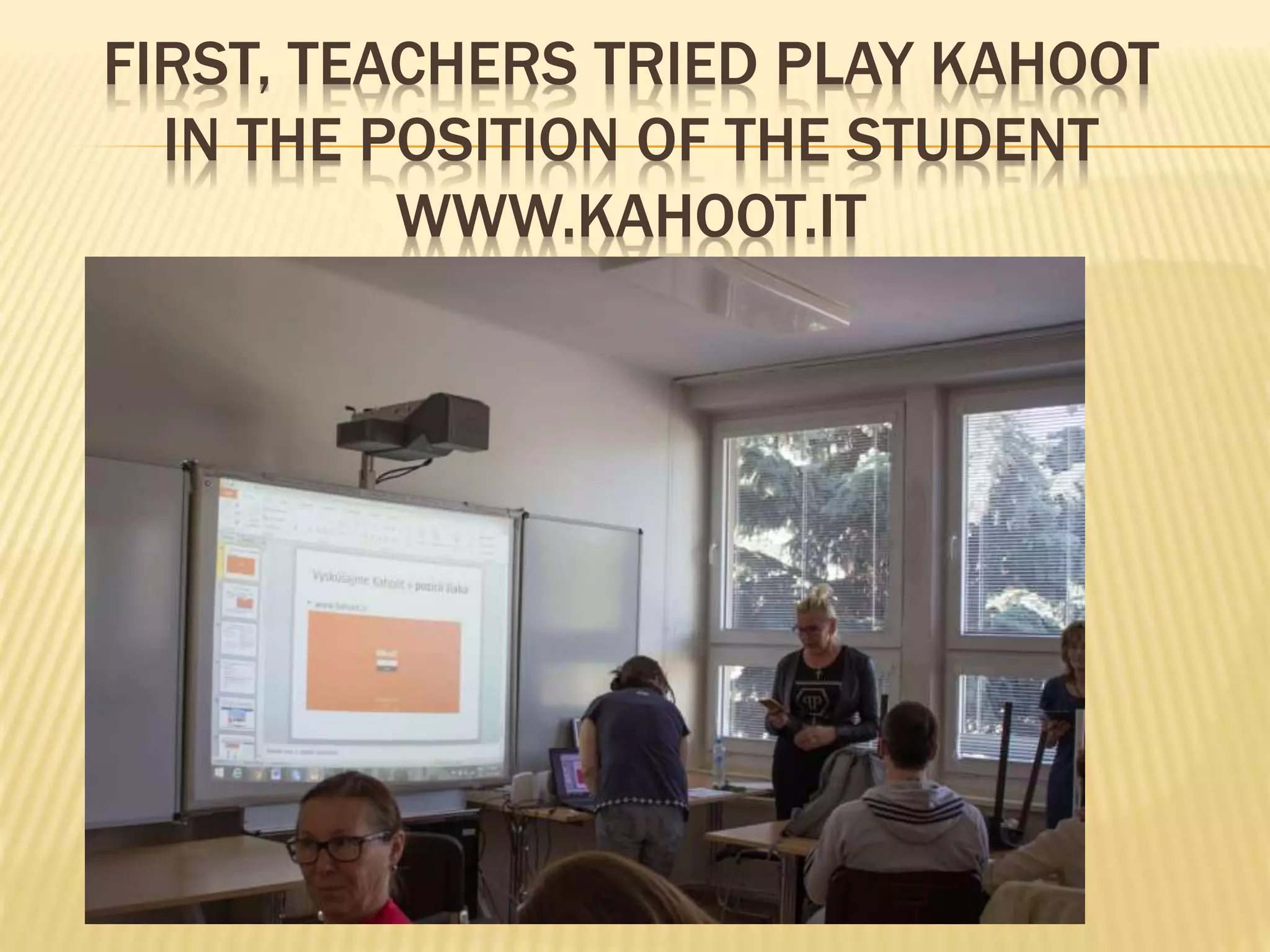 Training How to use kahoot | PPT