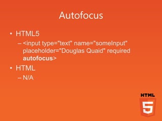 Training Html5 -CSS3 New things | PPTX