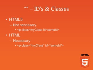 Training Html5 -CSS3 New things | PPTX