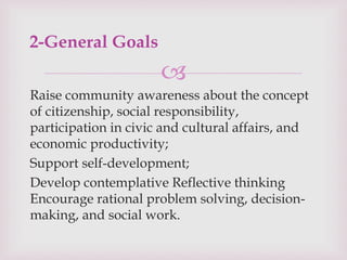 Training in citizenship | PPTX