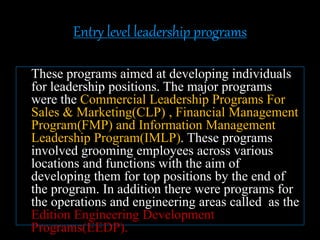 Training Activities in general motor | PPTX