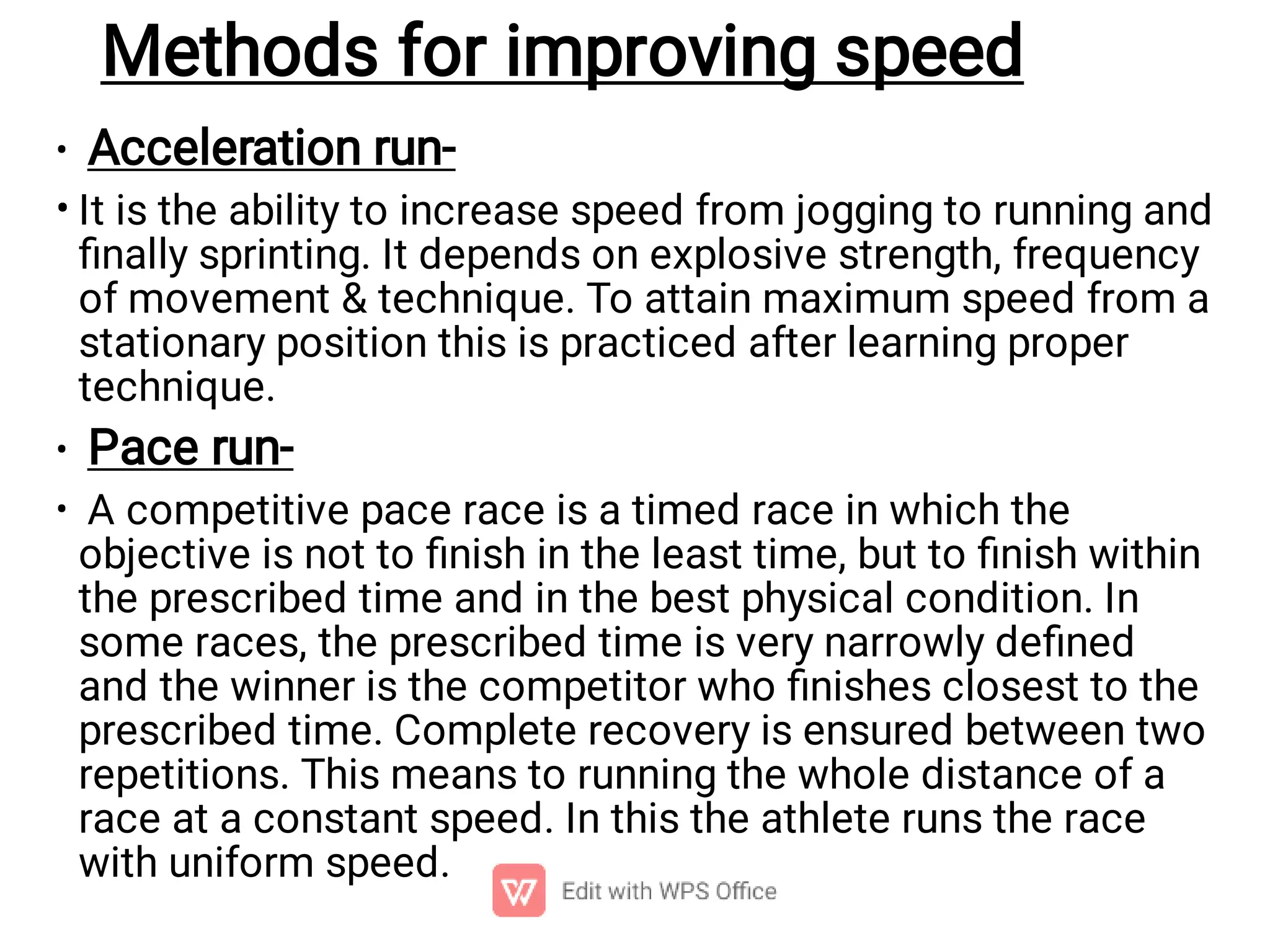 Training In Sports. Class 12 Physical education | PDF