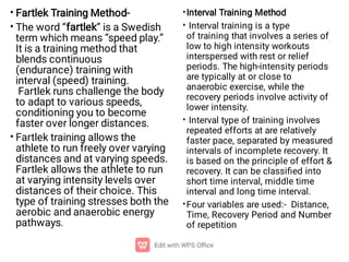 Training In Sports. Class 12 Physical education | PDF