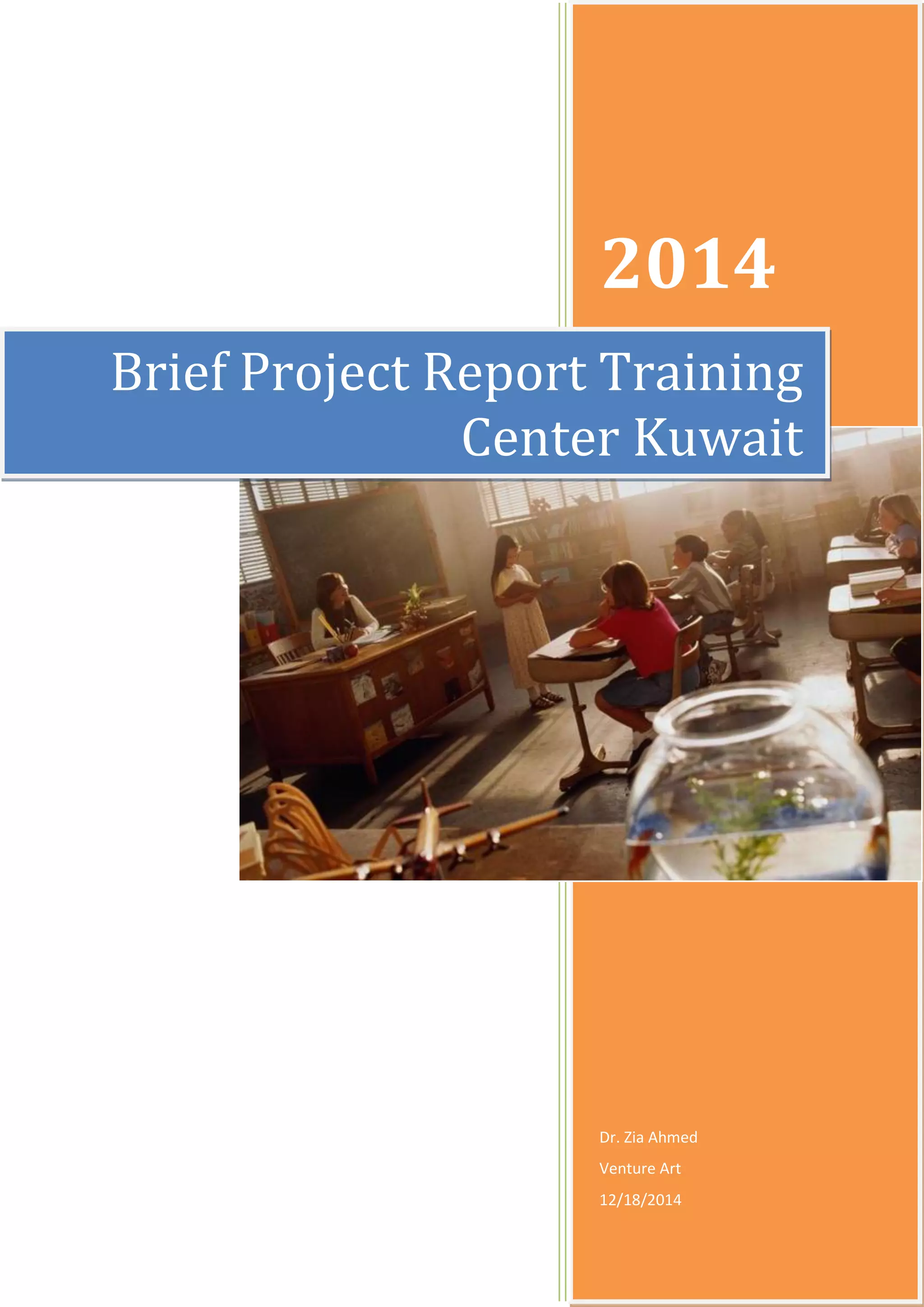 Education and Training Center Project Report | PDF