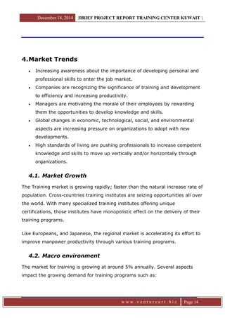 Education and Training Center Project Report | PDF