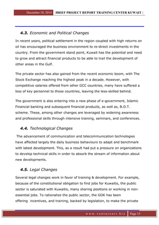 Education and Training Center Project Report | PDF
