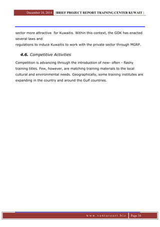 Education and Training Center Project Report | PDF