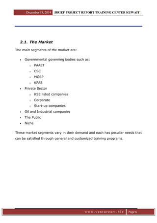 Education and Training Center Project Report | PDF