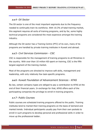 Education and Training Center Project Report | PDF