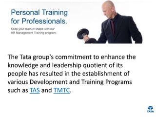 Training in tata group | PPTX
