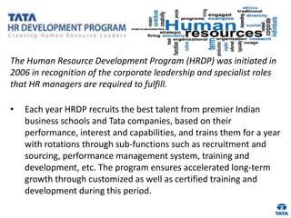 Training in tata group | PPTX