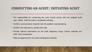 Internal Auditor Training for internal team | PPTX