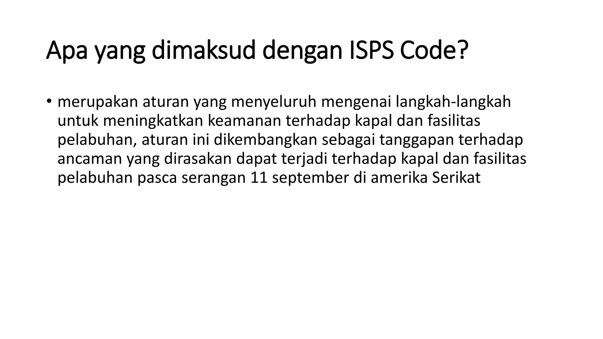Training intern isps code | PPTX
