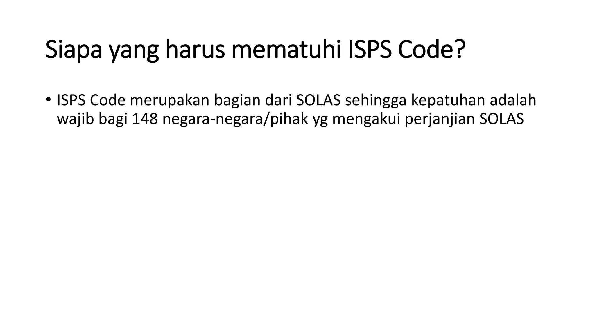 Training intern isps code | PPTX