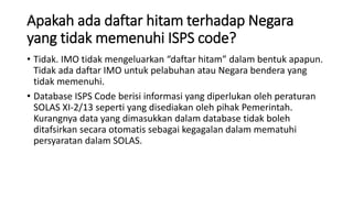 Training intern isps code | PPT