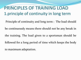 Training load | PPTX