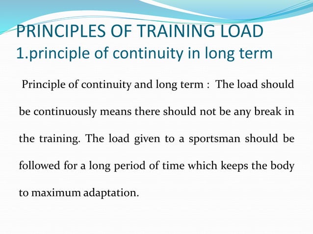 Training load | PPT