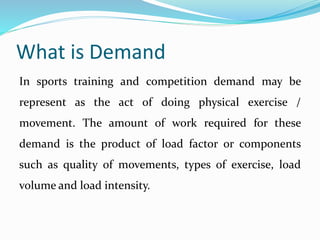 Training load | PPTX
