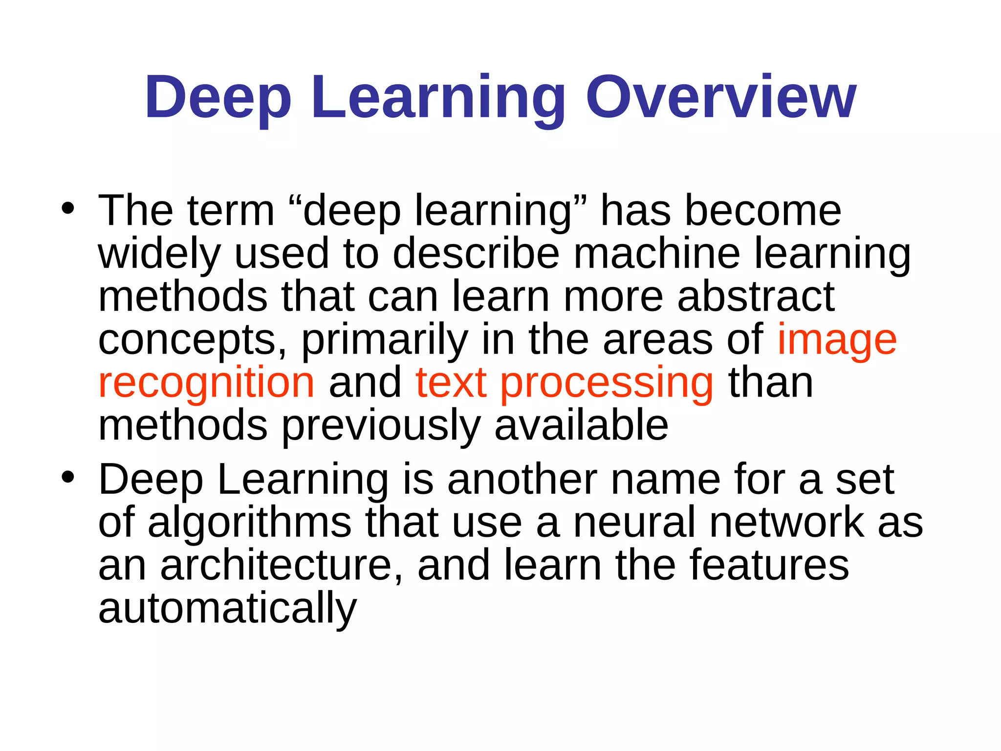 Training machine learning deep learning 2017 | PPT