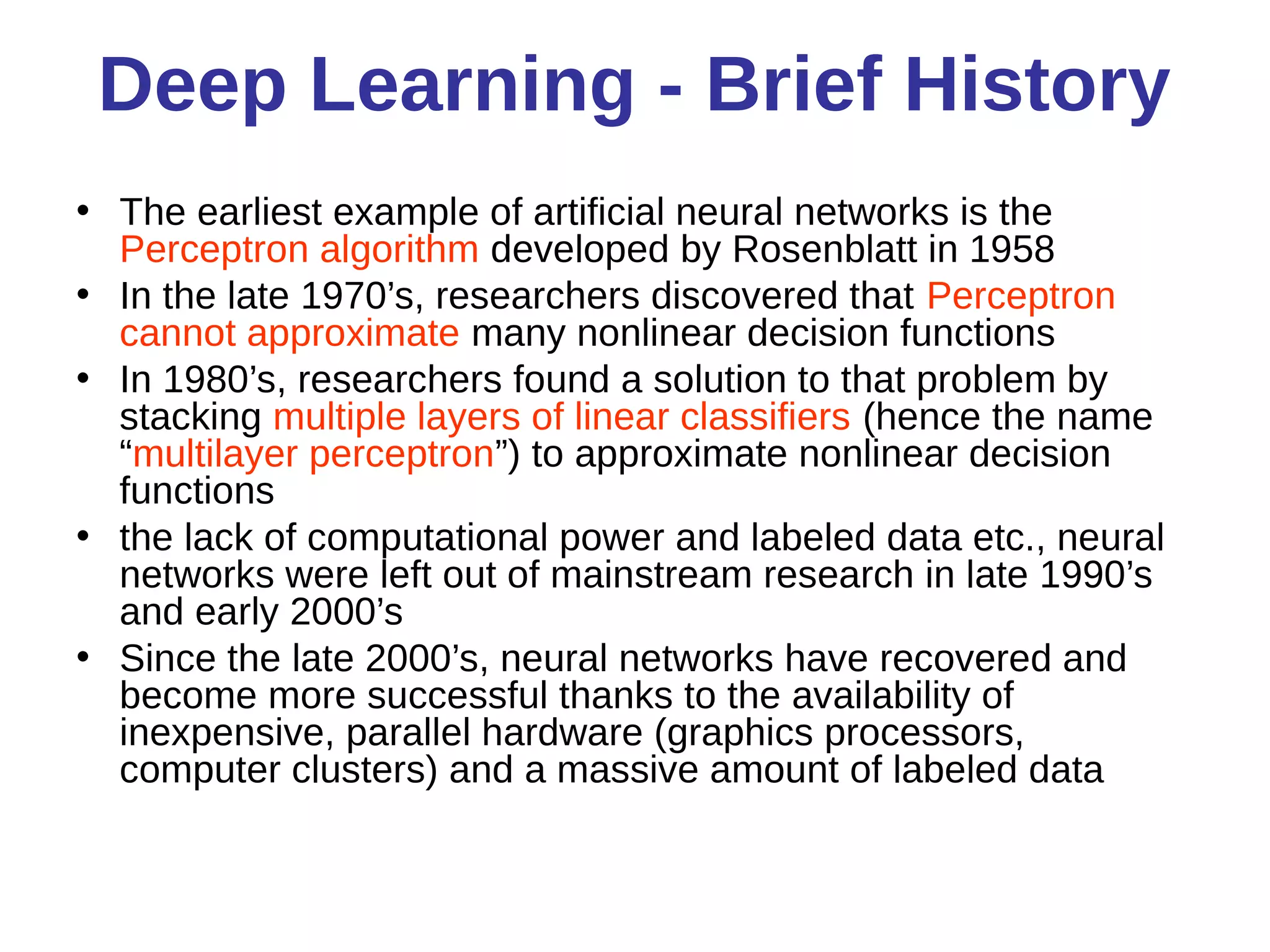 Training machine learning deep learning 2017 | PPT