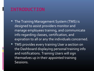 Training management system | PPT