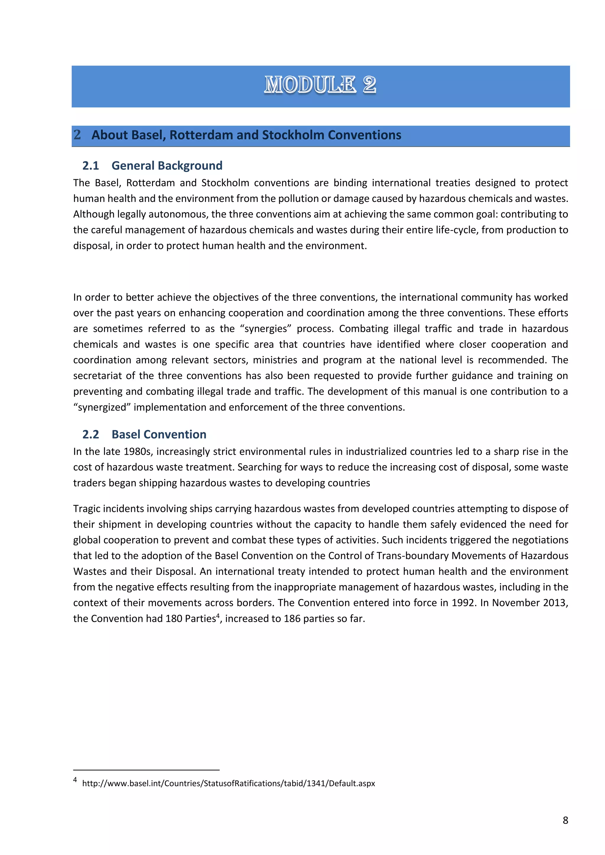 Guide Book “Hazardous chemicals and waste with special focus on ...