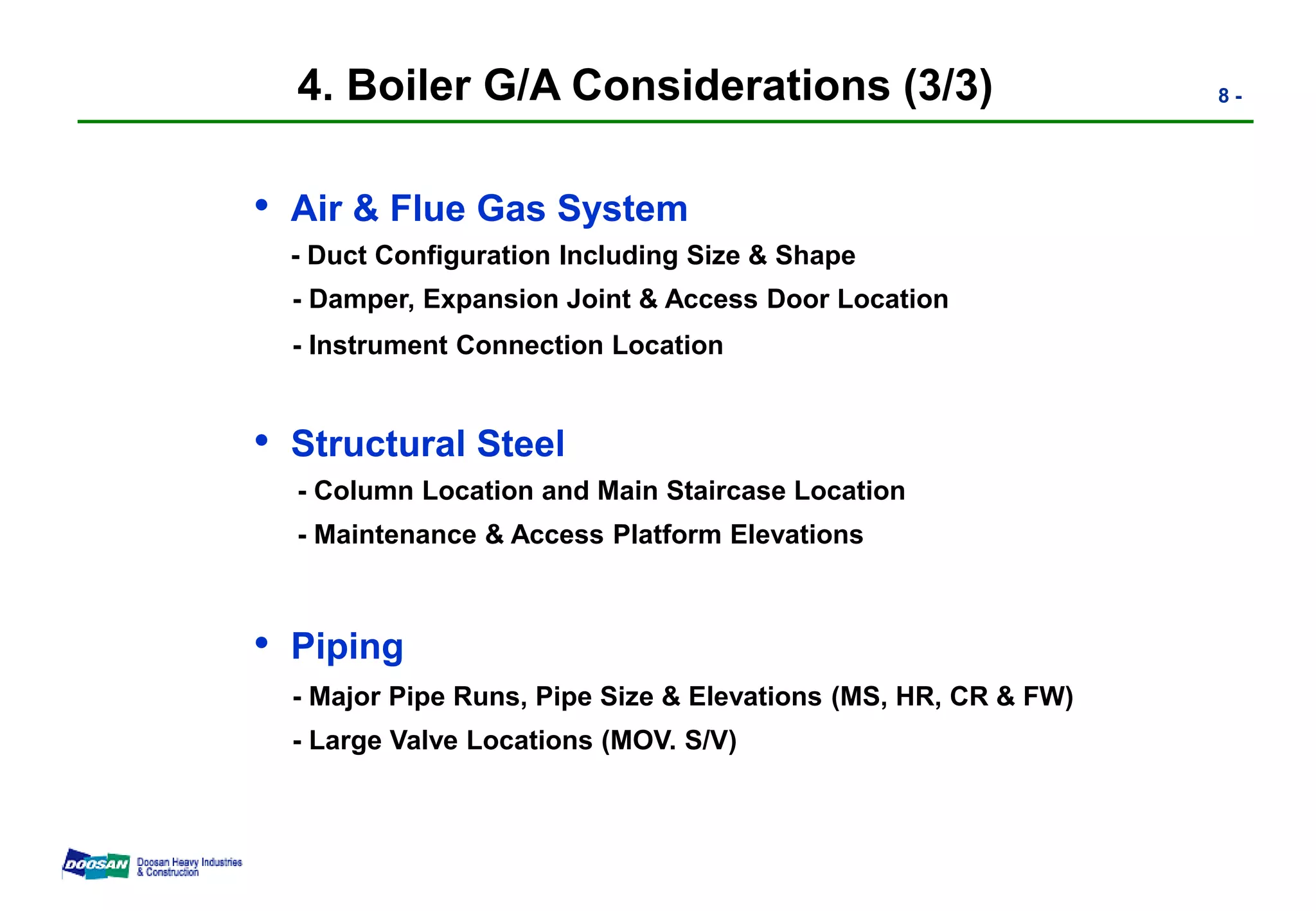 Training manual boiler general arrangement_mongduong ii | PDF