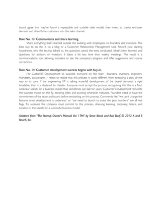 Training manual - customer development | PDF