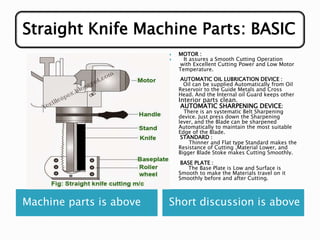 Training manual for cutting section | PPTX