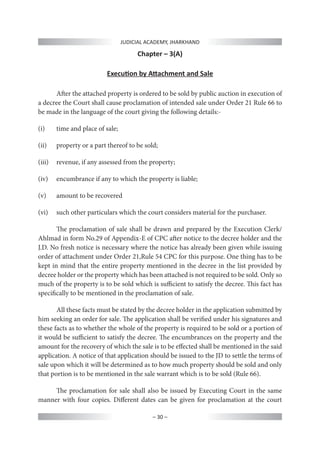 Training Manual for Execution Proceedings | PDF