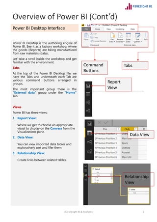 Power BI Overview Manual | PDF | Computing | Technology & Computing