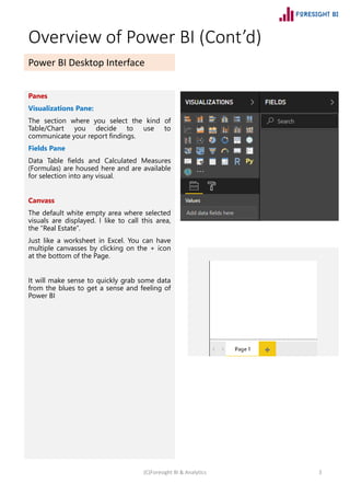 Power BI Overview Manual | PDF
