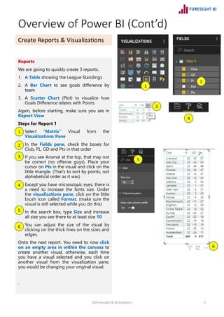 Power BI Overview Manual | PDF | Computing | Technology & Computing