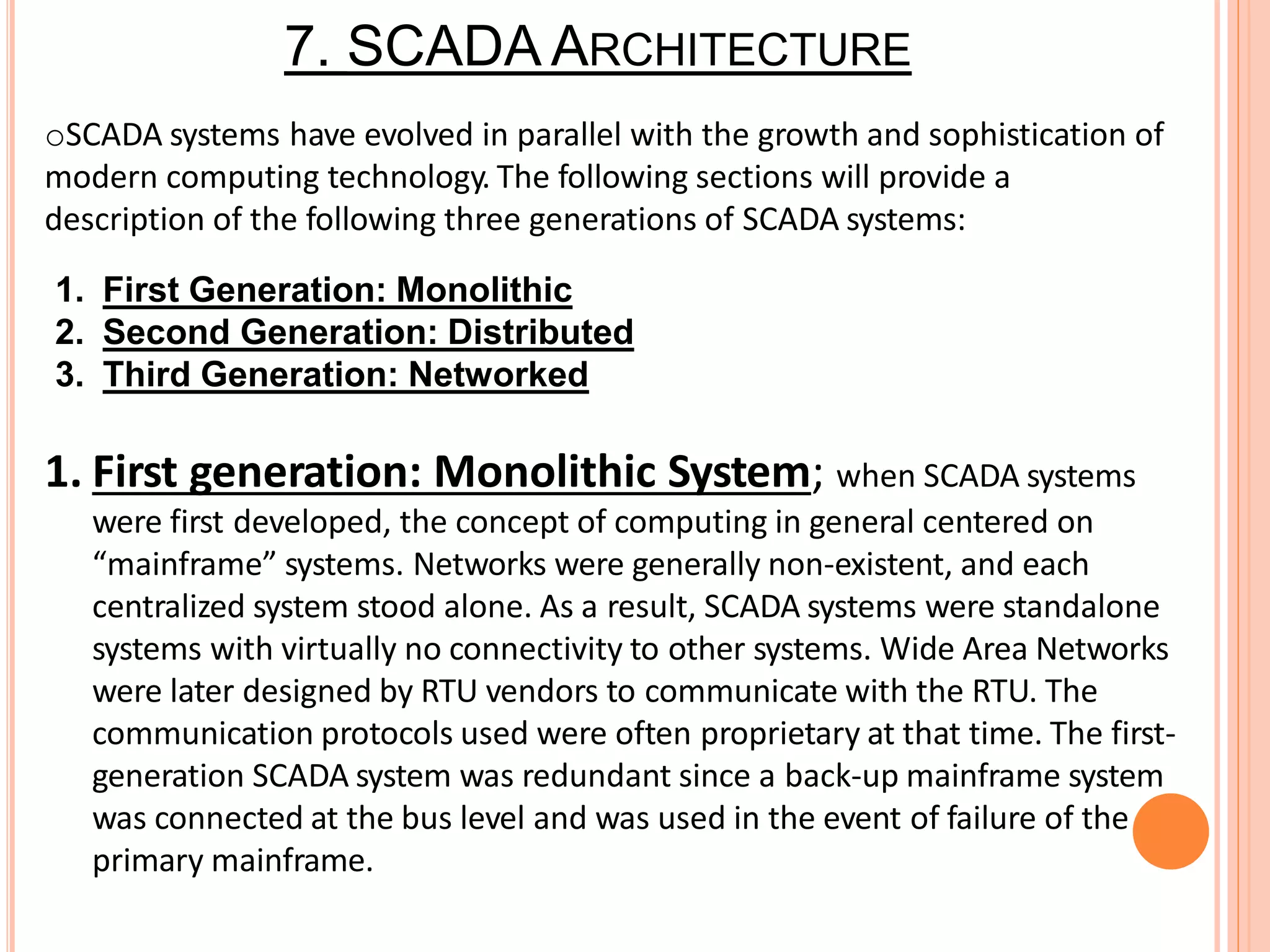Training manual on scada | PPTX