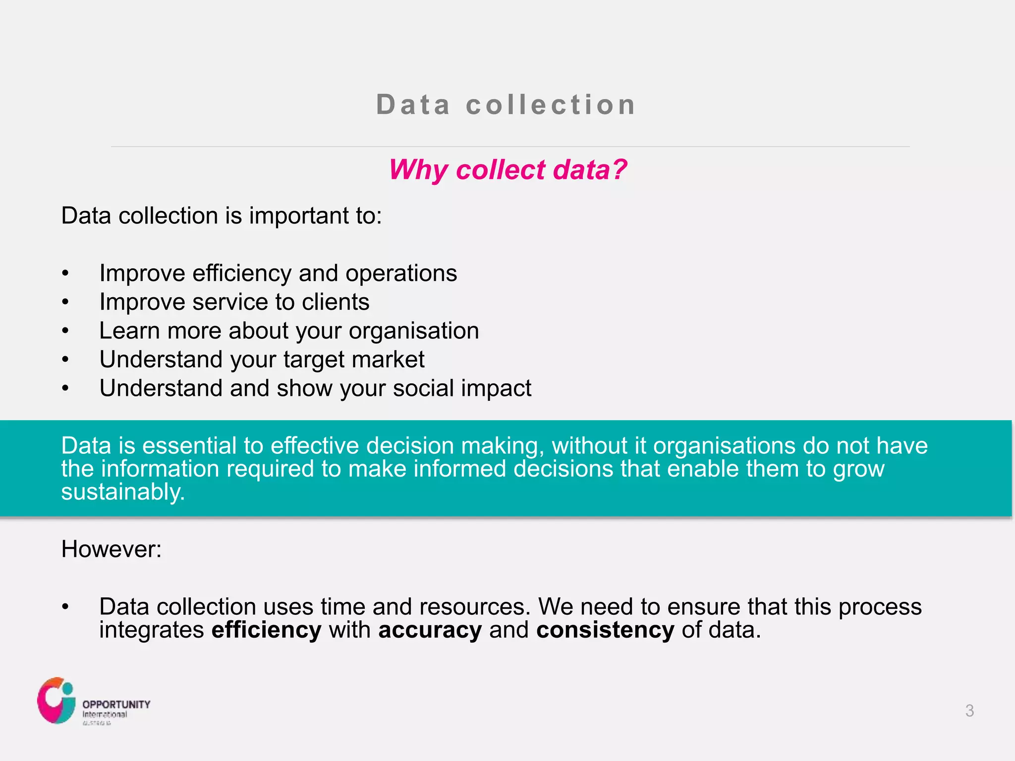Training material data collection | PPT