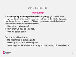 Training material data collection | PPT