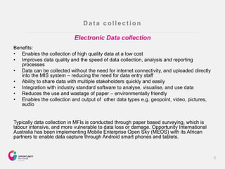Training material data collection | PPT